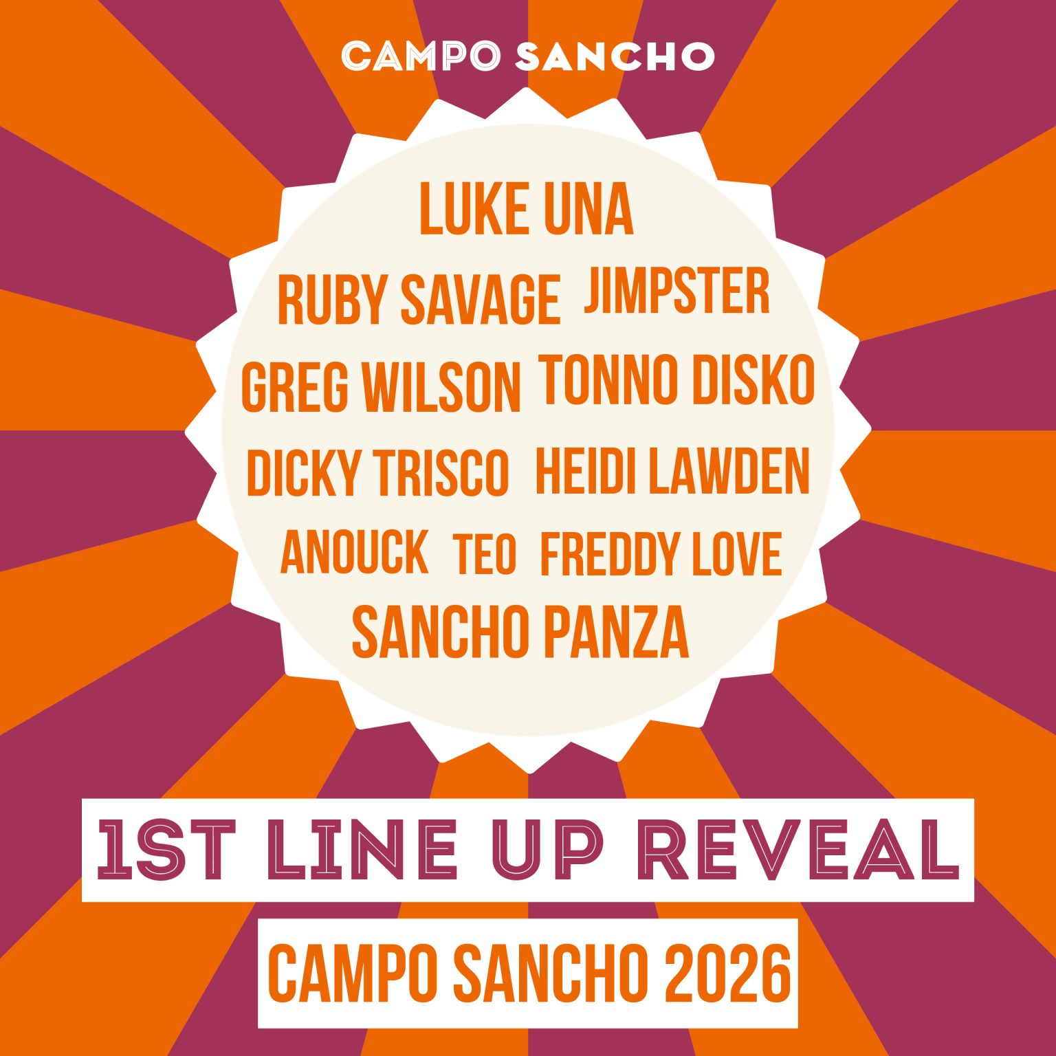Hertfordshire’s Campo Sancho announces first acts for 2026 - Woordex